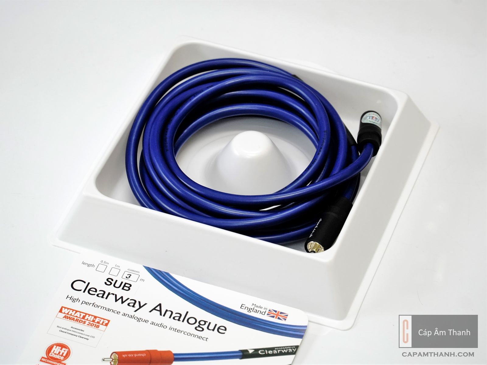 Dây subwoofer The Chord Clearway analogue sub 3.0m